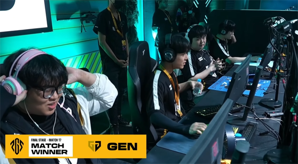 크래프톤 [PGS6] 젠지, 매치17 치킨으로 종합 3위로 도약